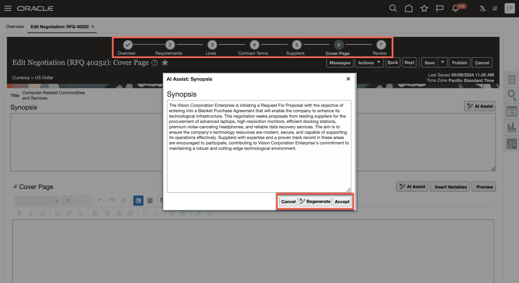 Oracle ERP Update 24C: Procurement