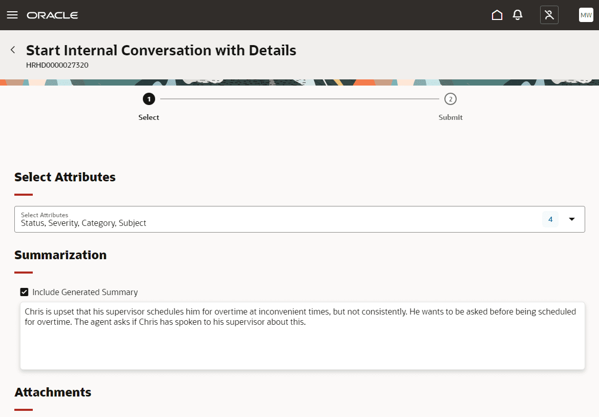 Oracle HCM Update 24D: HR Help Desk