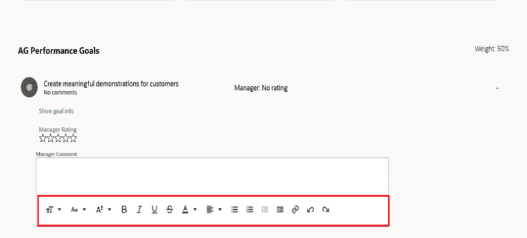 Oracle HCM Update 24D: Performance Management