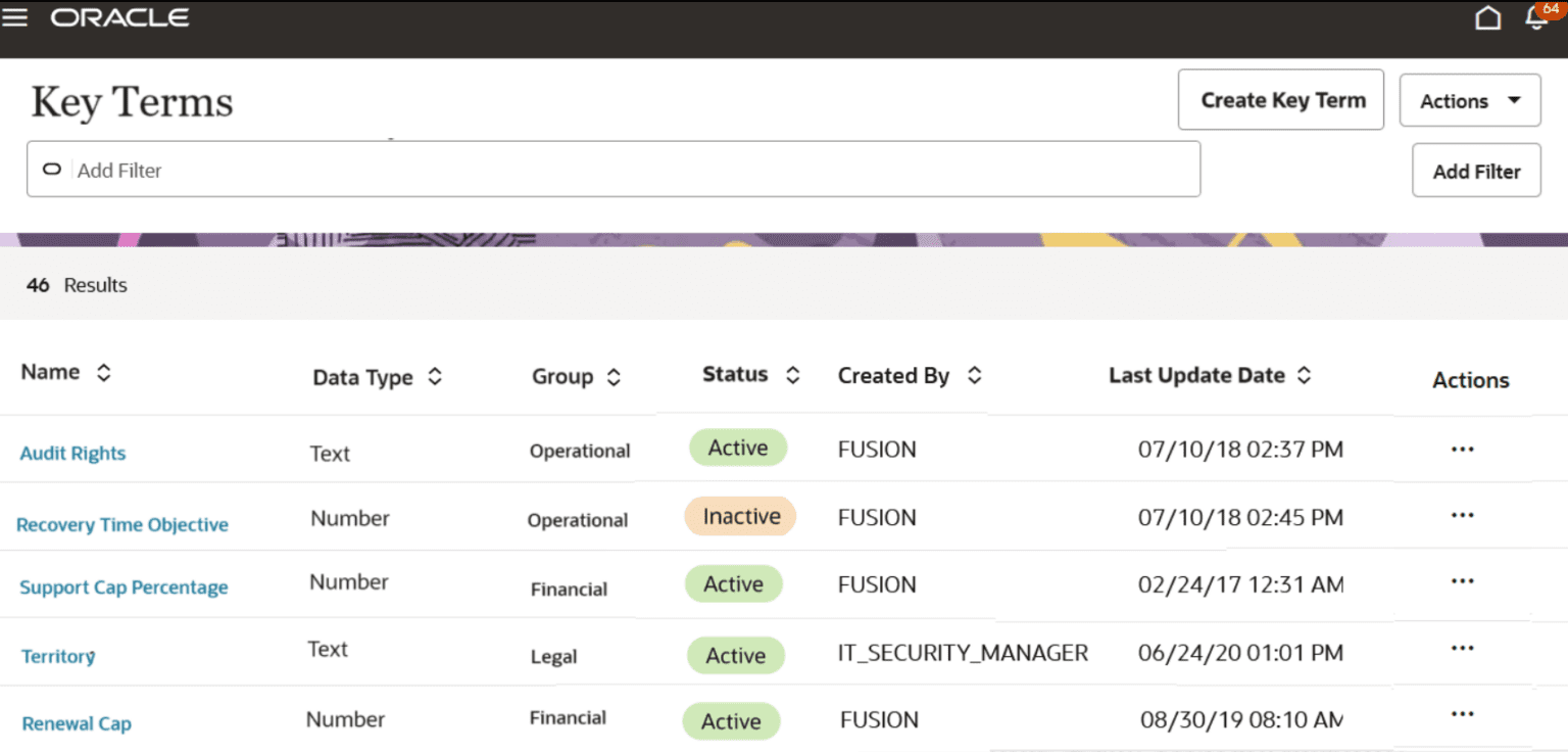 Oracle ERP Update 25B: Project Management