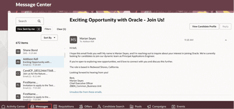 Oracle Hcm Update 25b Recruiting