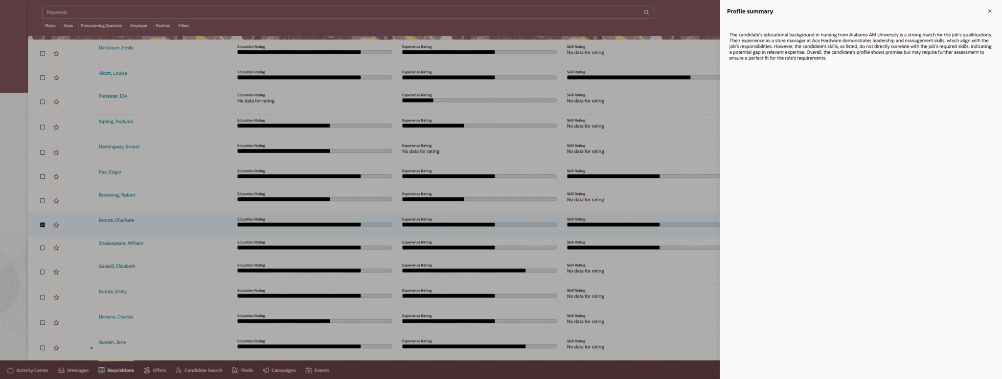 Oracle HCM Update 25C: Recruiting & Opportunity Marketplace
