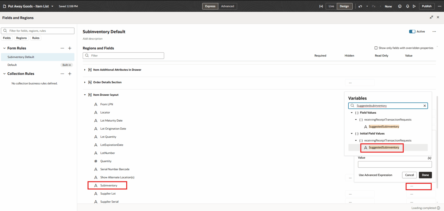 Oracle ERP Update 25C: Inventory Managment