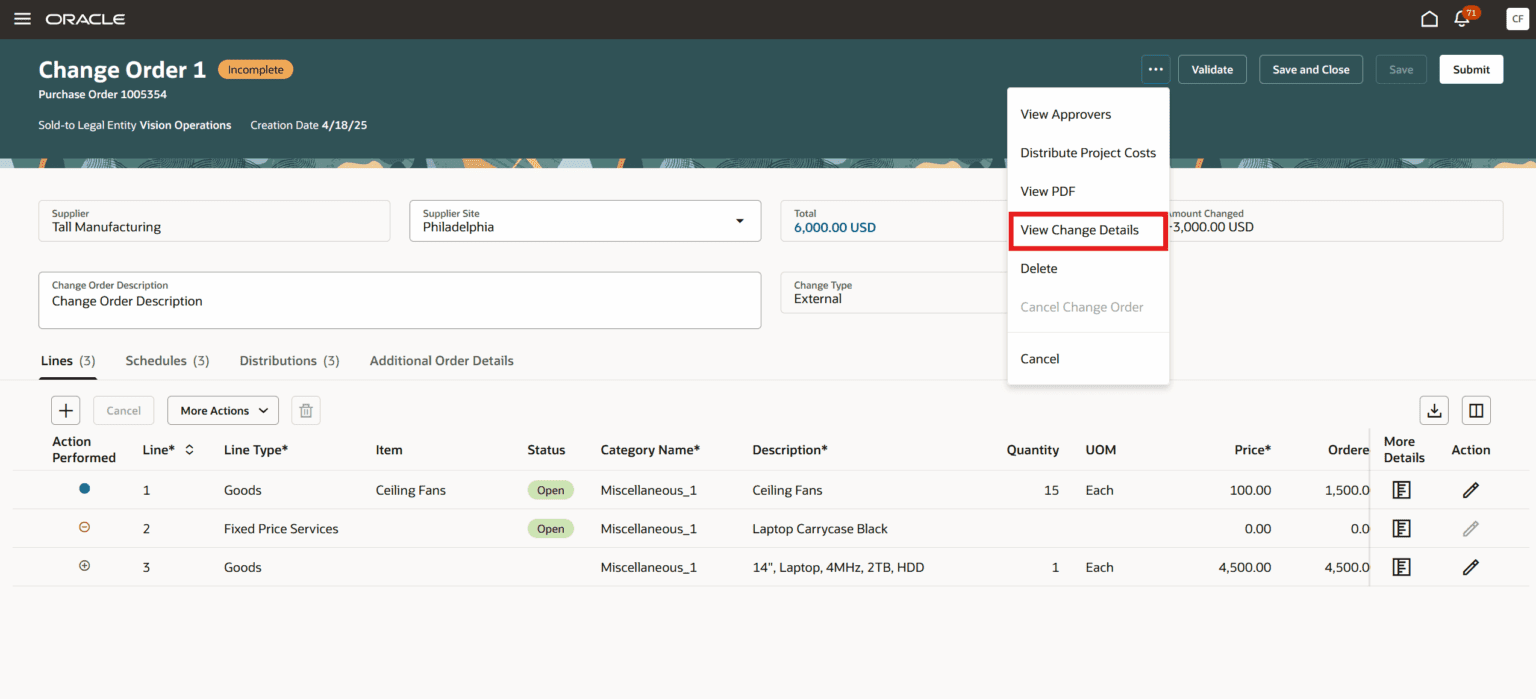 Oracle ERP Update 25C: Procurement