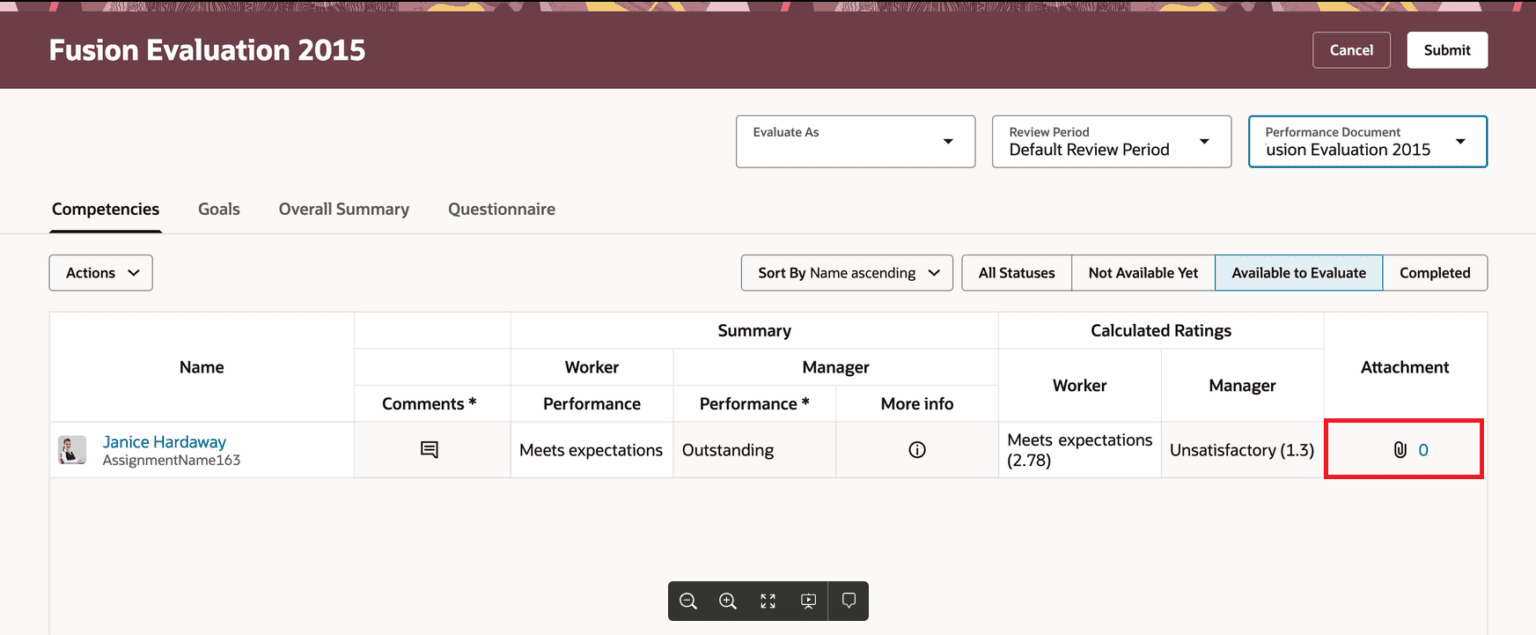 Oracle HCM Update 25D: Talent Management