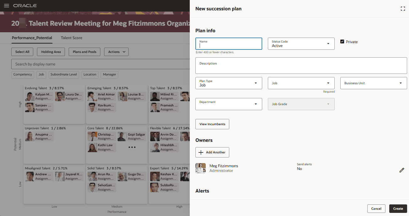Oracle HCM Talent Management Cloud 26A