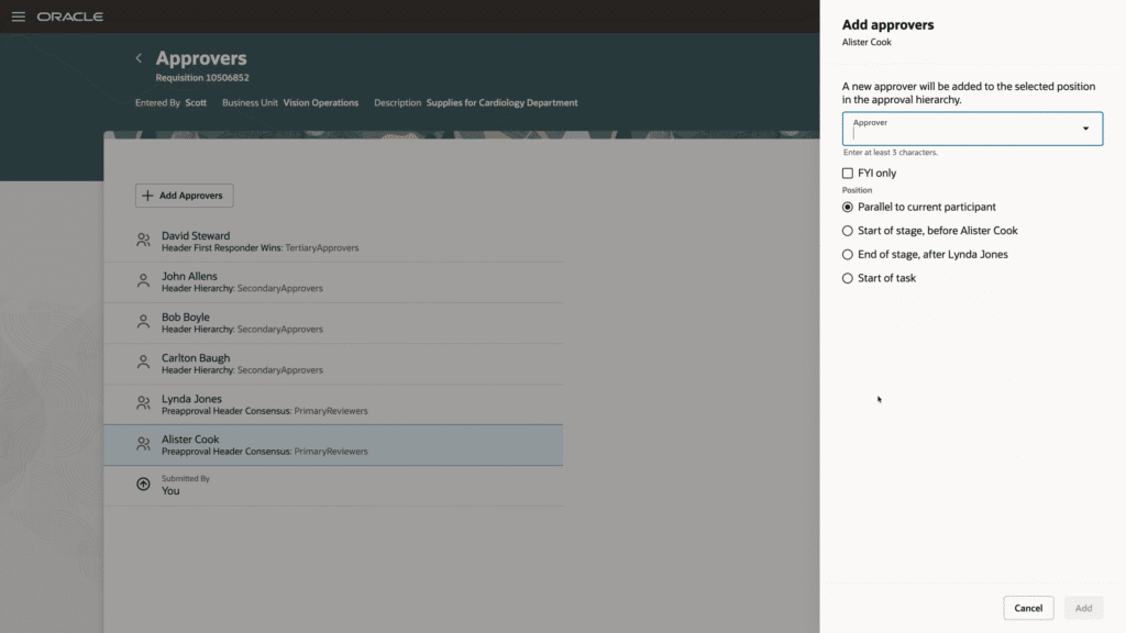 Oracle ERP Procurement Cloud 26B